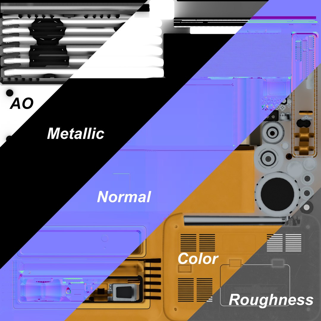 3D Retro Portable Radio Low-poly Model - TurboSquid 2280042