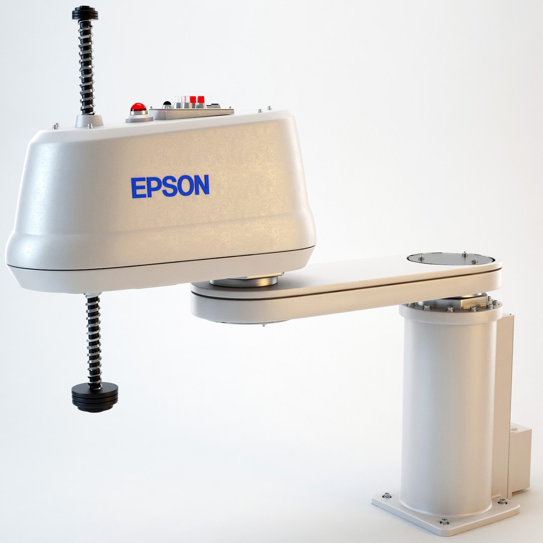 Epson Scara Industrial Robot 3d 3ds