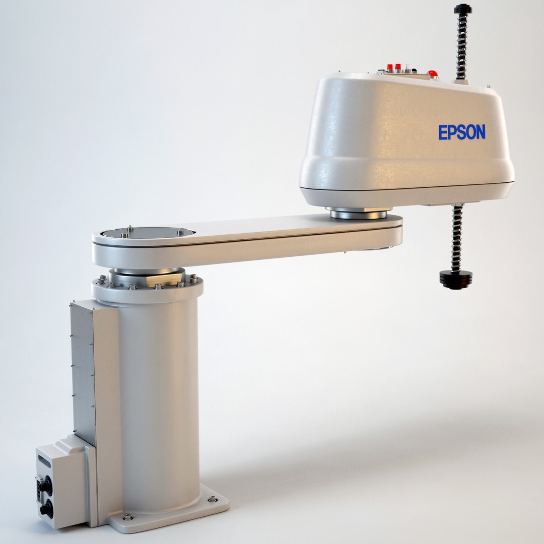 Epson Scara Industrial Robot 3d 3ds