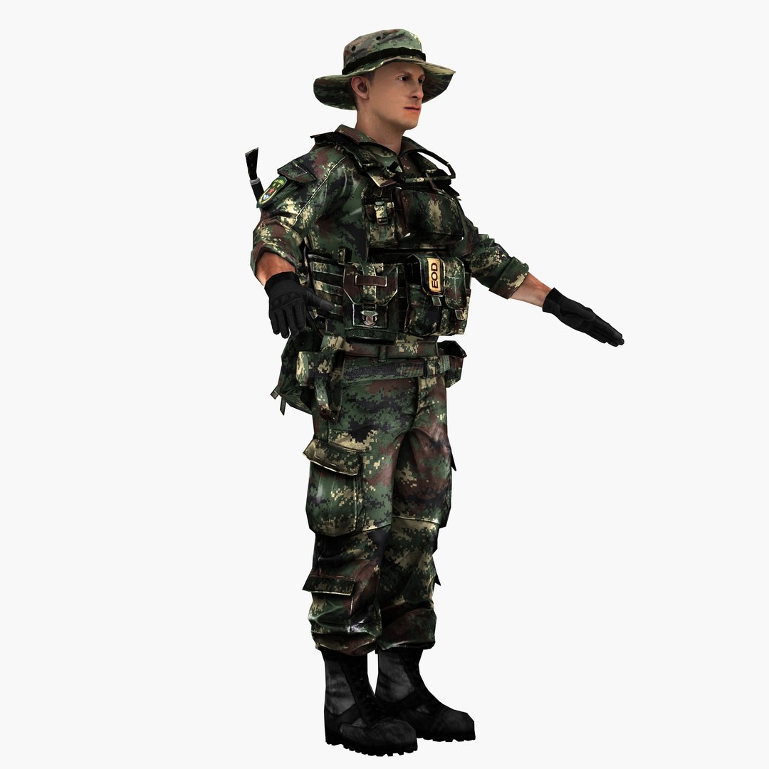 Pla Chinese Soldier 3D Model - TurboSquid 1668814