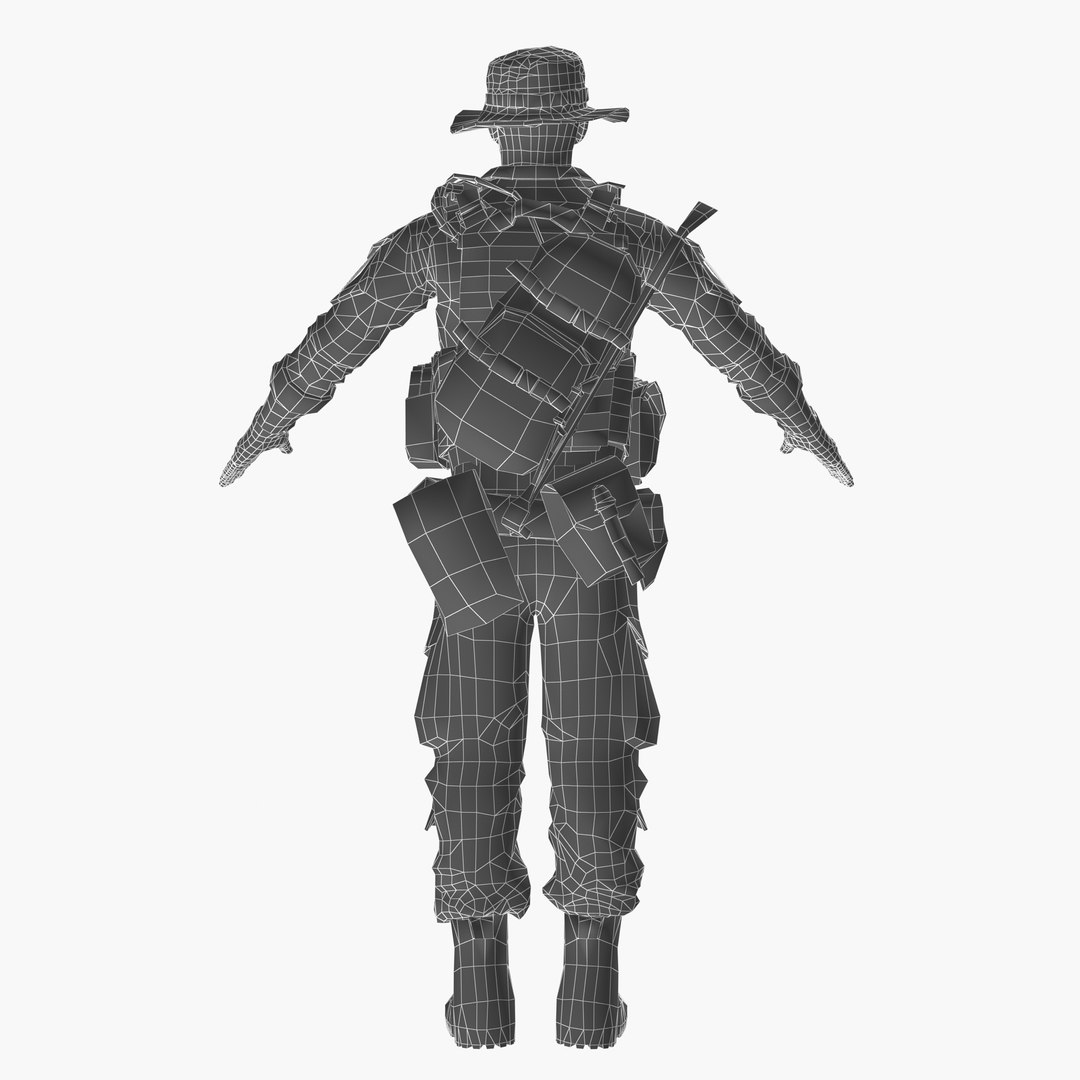 Pla Chinese Soldier 3D Model - TurboSquid 1668814