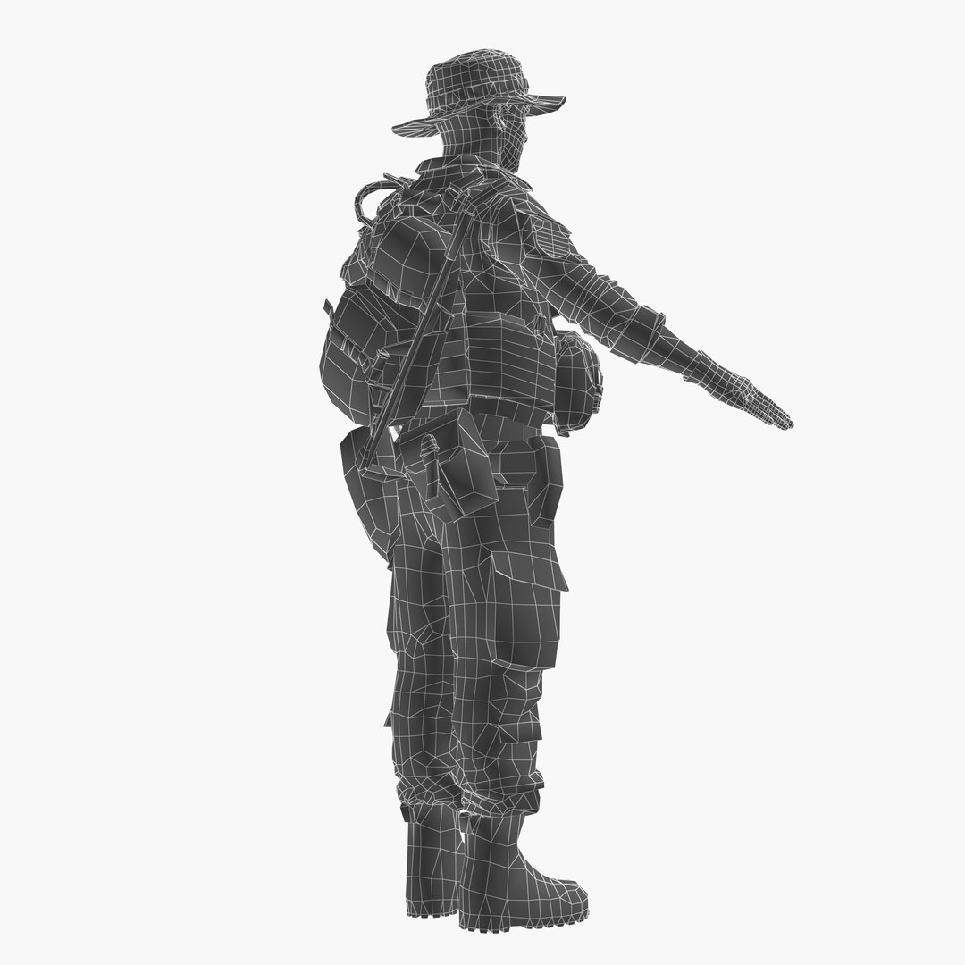 Pla Chinese Soldier 3D Model - TurboSquid 1668814