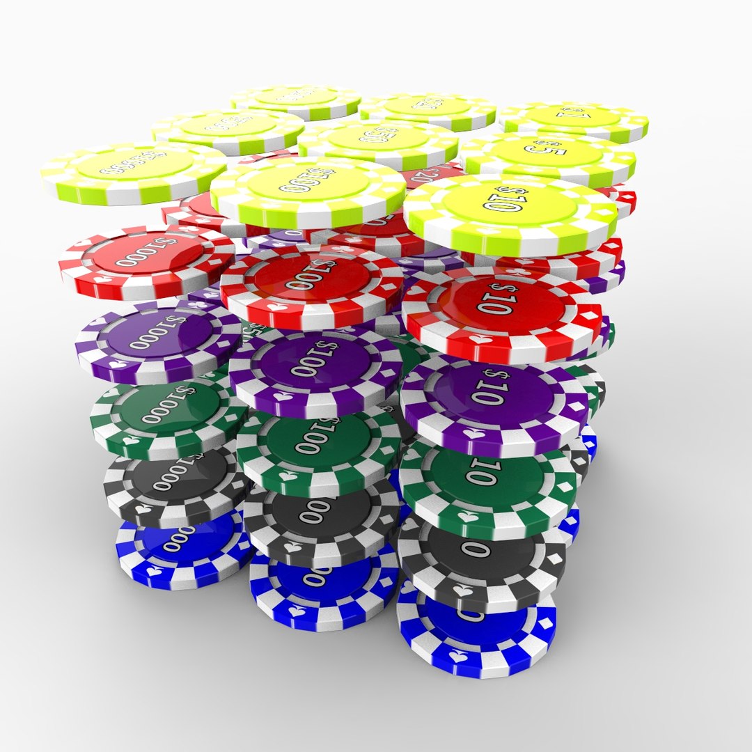 3d Model Casino Tokens