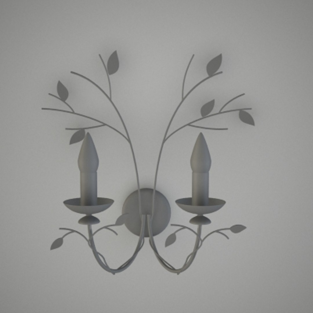 3d wall lamp model