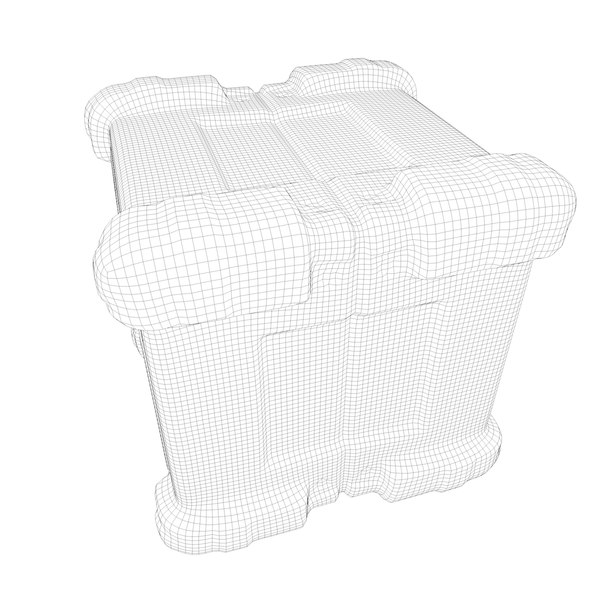 red container biohazard 3d model