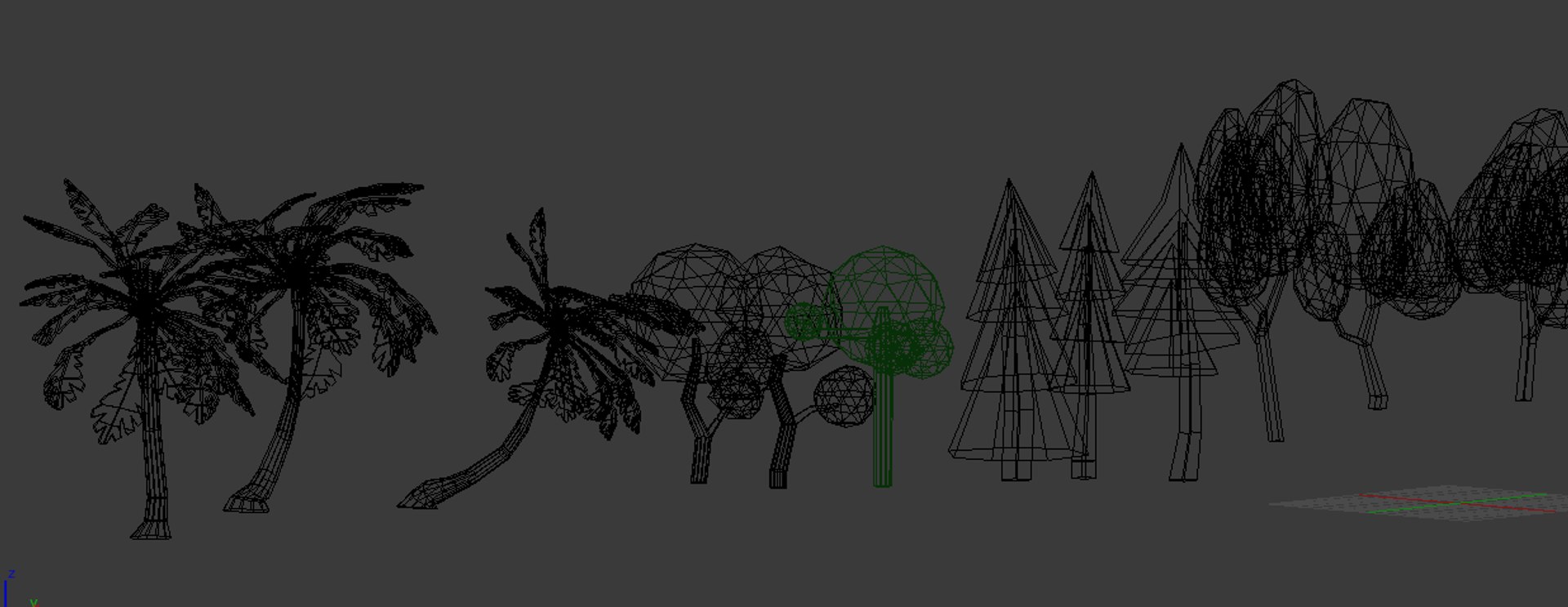 Tree Pack Model - TurboSquid 1246814