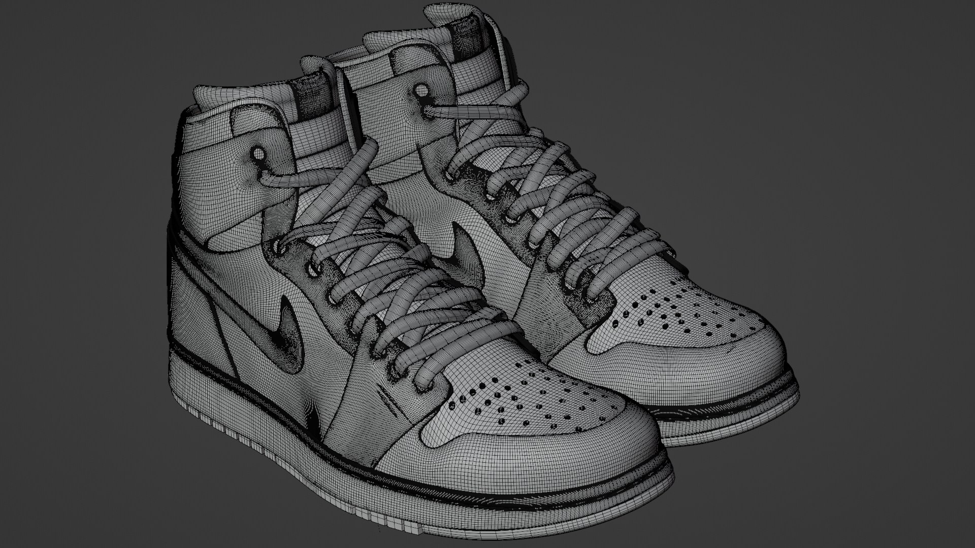 3D Air Jordan 1 Deadpool Vs Wolverine - TurboSquid 1993423