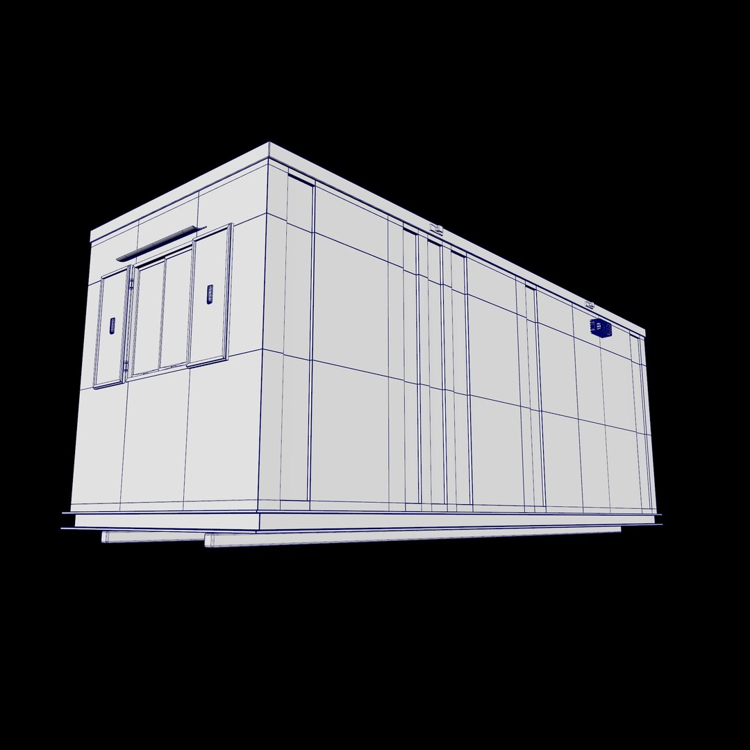 Building Site Container Office 3D Model - TurboSquid 2209531
