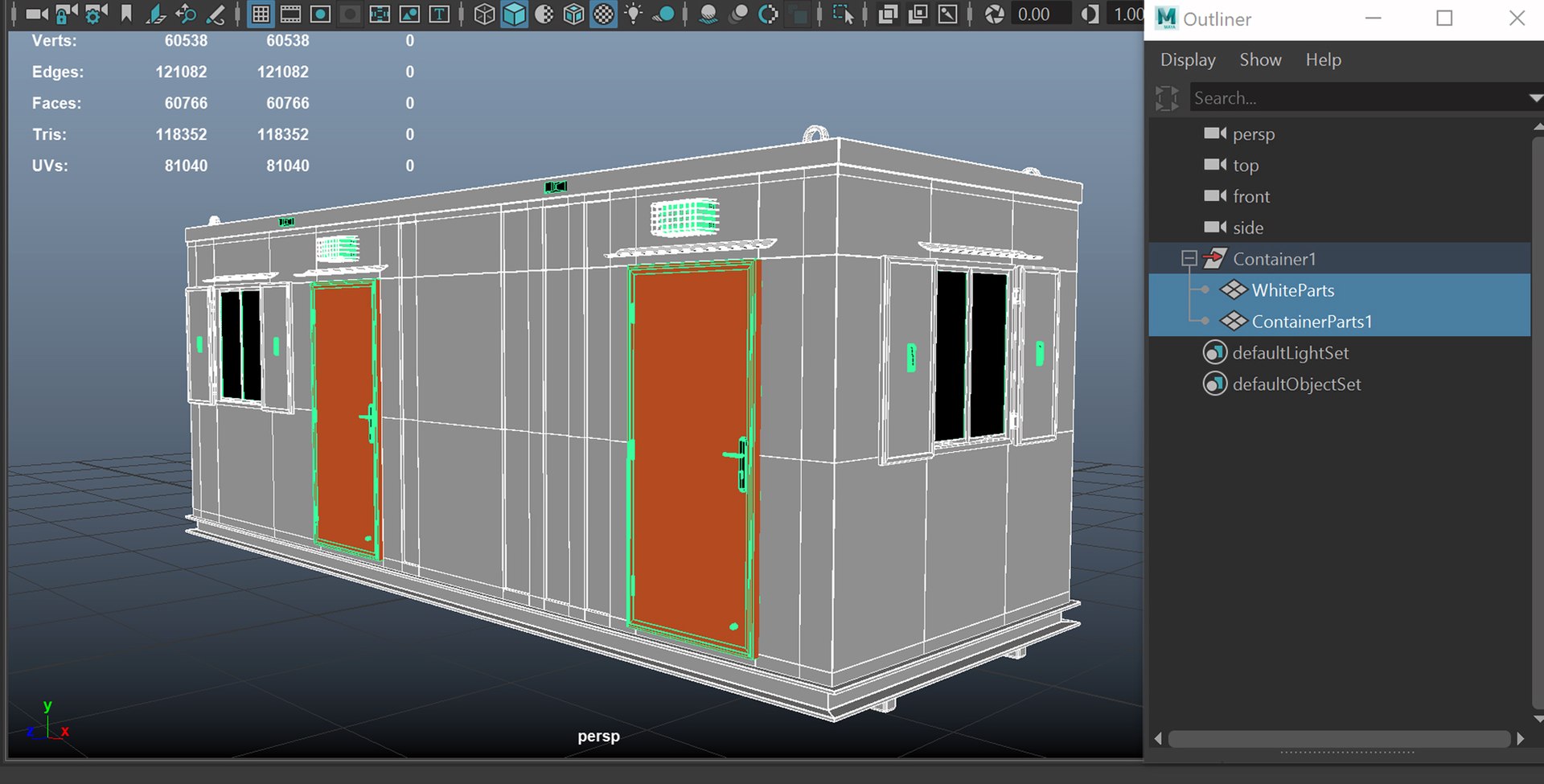 Building Site Container Office 3D Model - TurboSquid 2209531