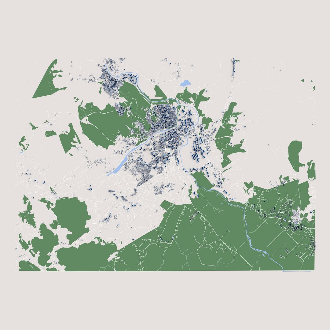 Cityscape Mitrovica Kosovo 3D Model - TurboSquid 2406675