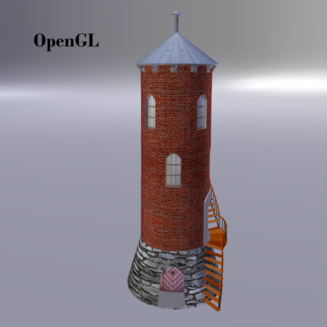 Tower Architectural 3D Model - TurboSquid 1595571