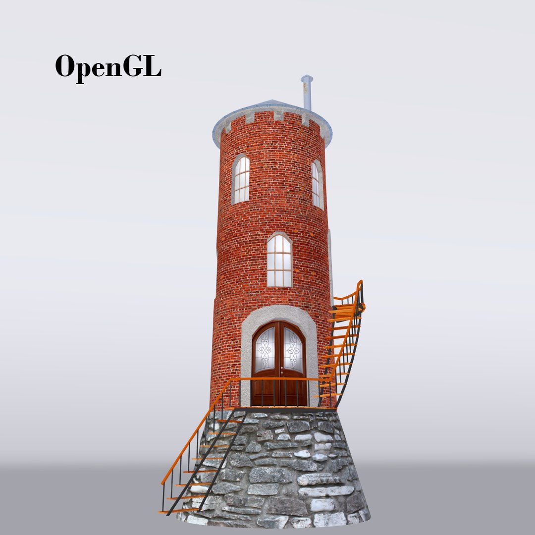 Tower Architectural 3D Model - TurboSquid 1595571
