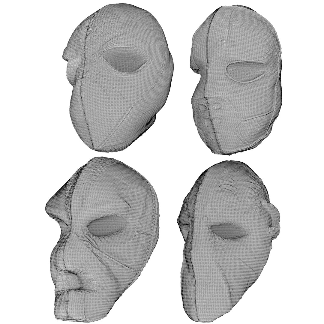 Mask Pack 3D Model - TurboSquid 2185873