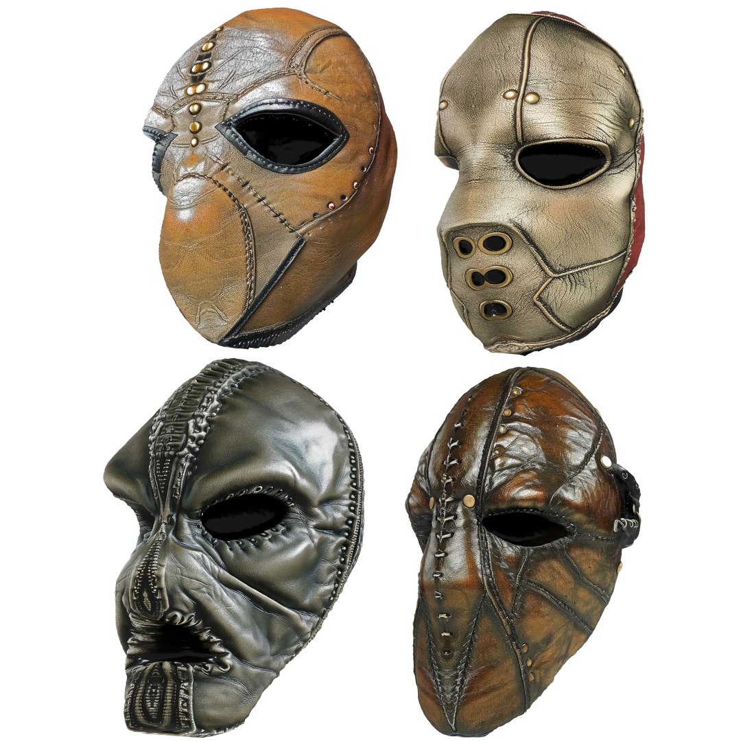 Mask Pack 3D Model - TurboSquid 2185873