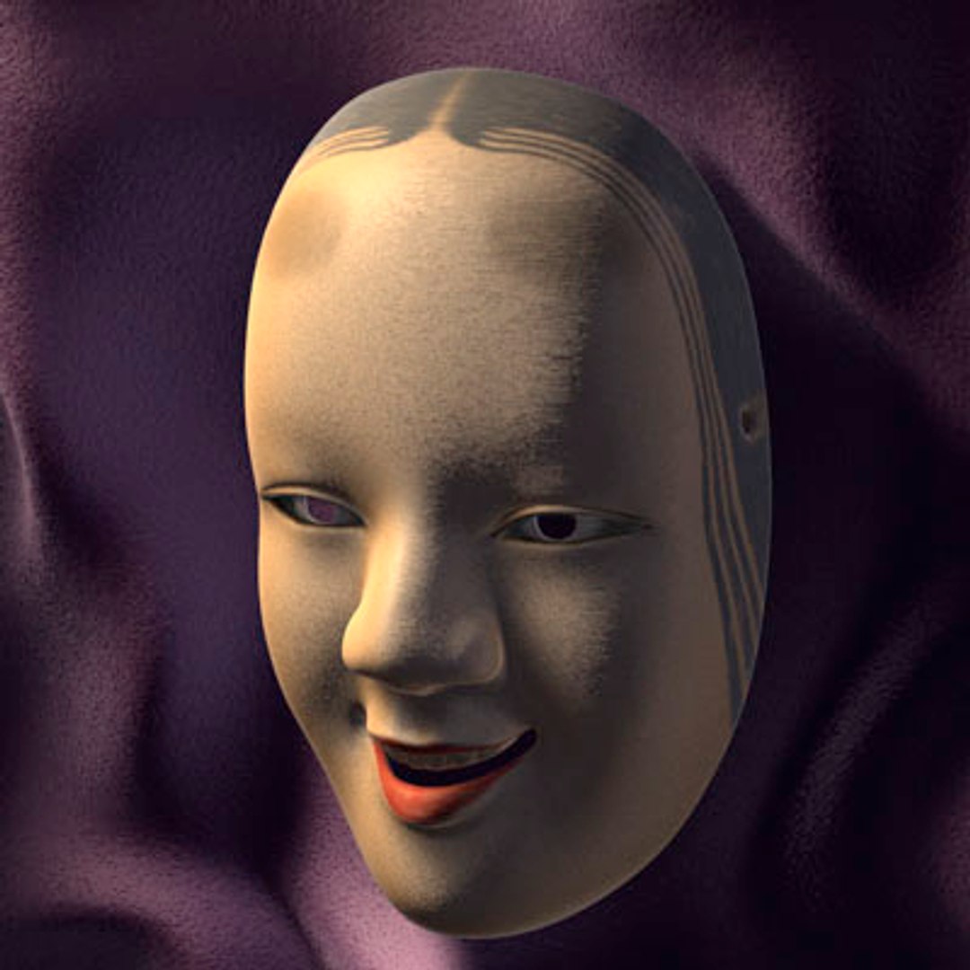 3d Noh Mask Model