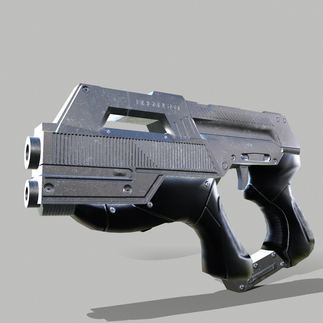Magnus Pistol Gun Low Poly 3D - TurboSquid 2248899