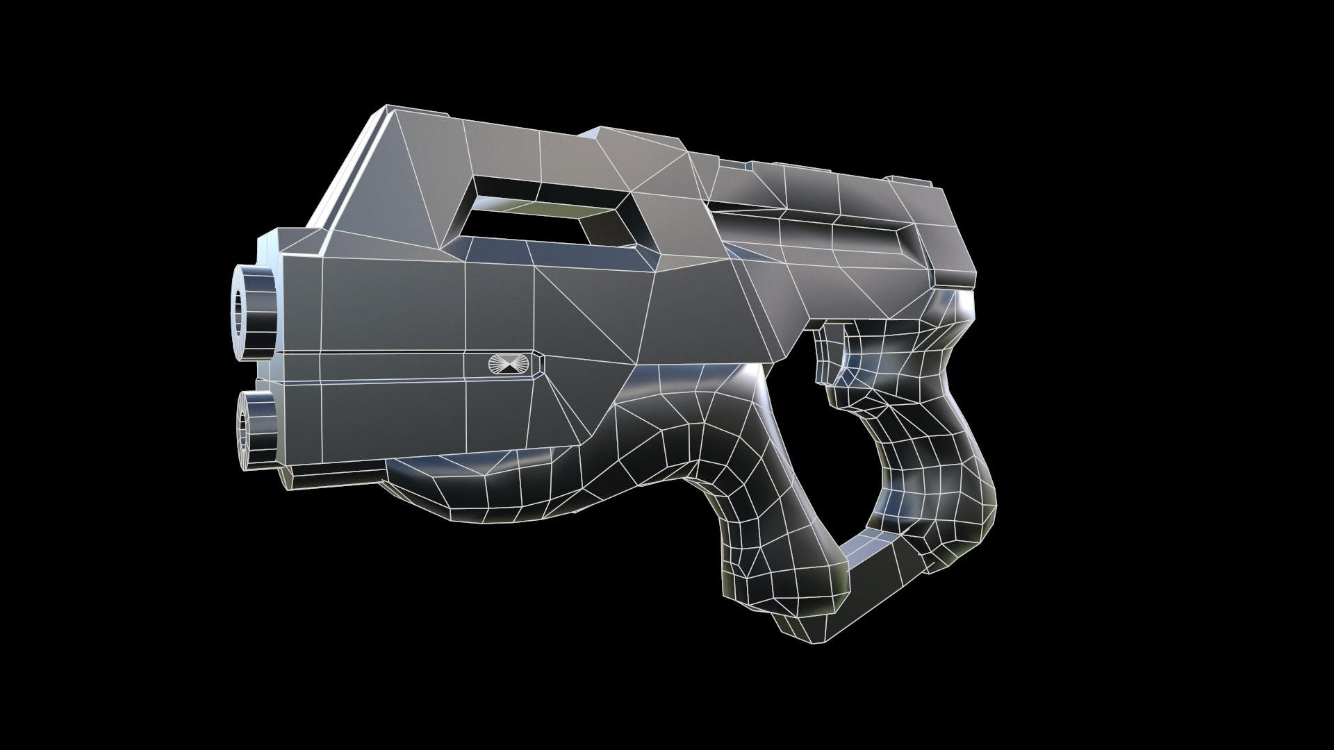Magnus Pistol Gun Low Poly 3D - TurboSquid 2248899