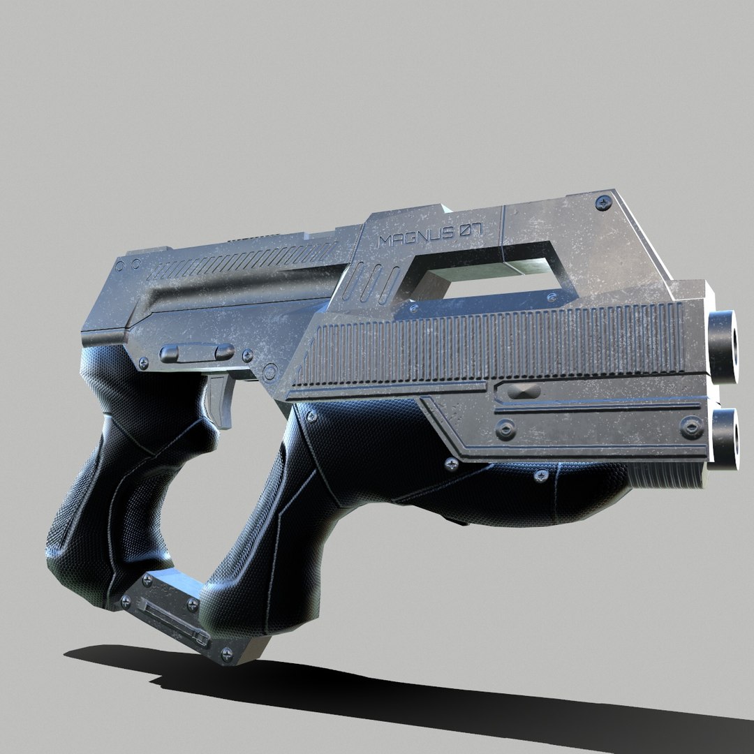 Magnus Pistol Gun Low Poly 3D - TurboSquid 2248899