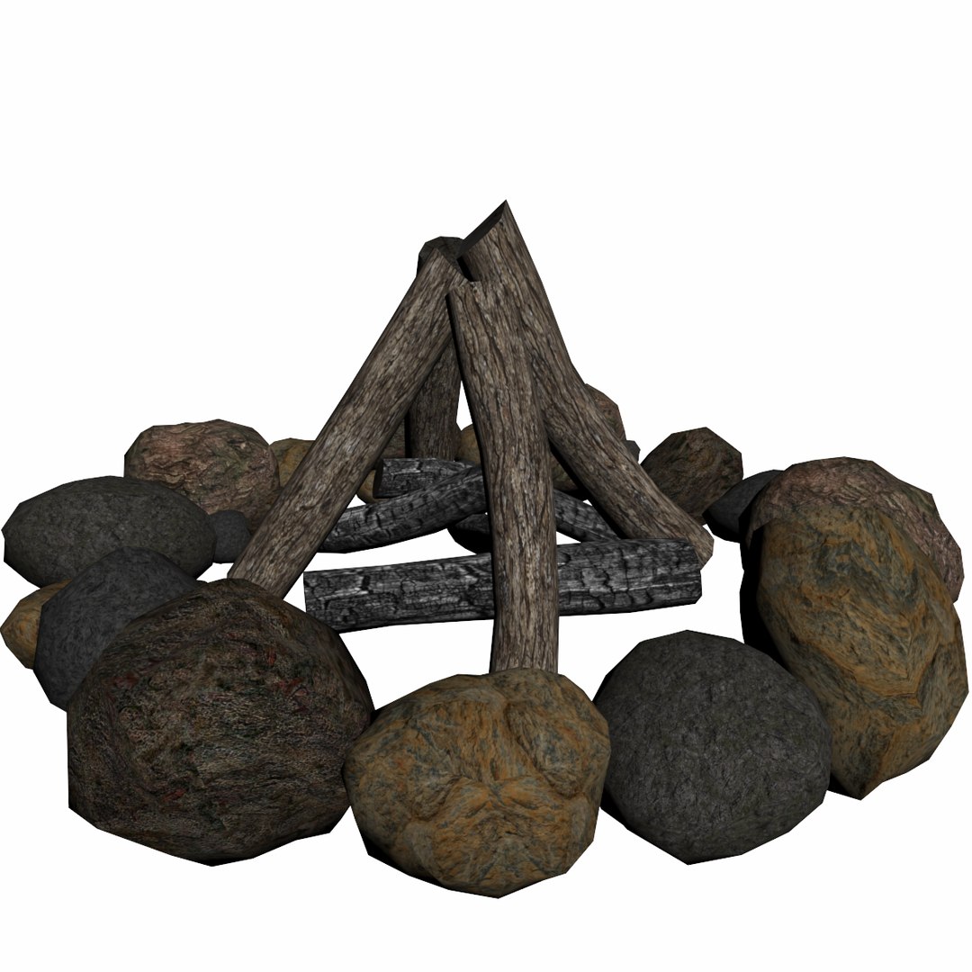3d Campfire Model