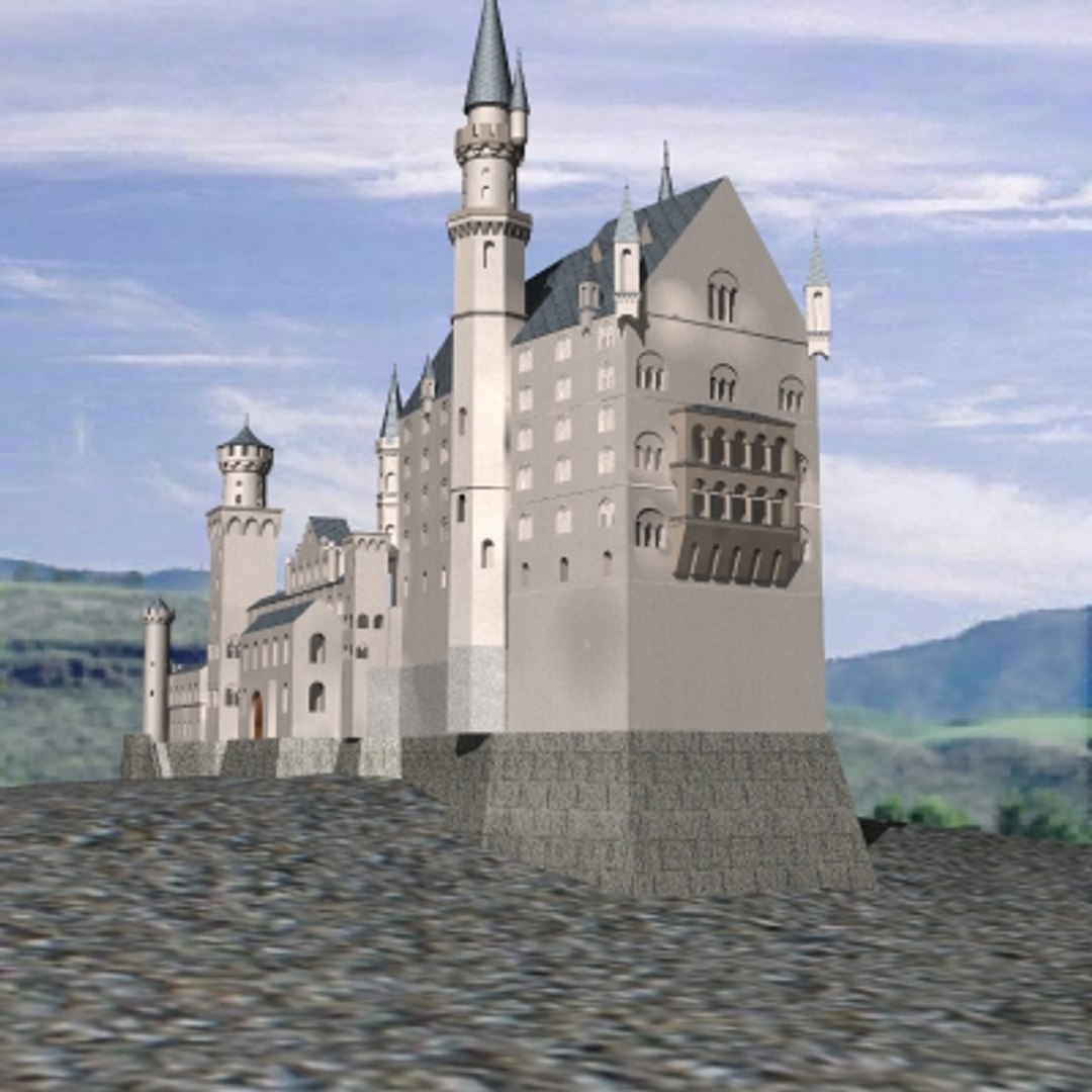 neuschwanstein castle 3d model