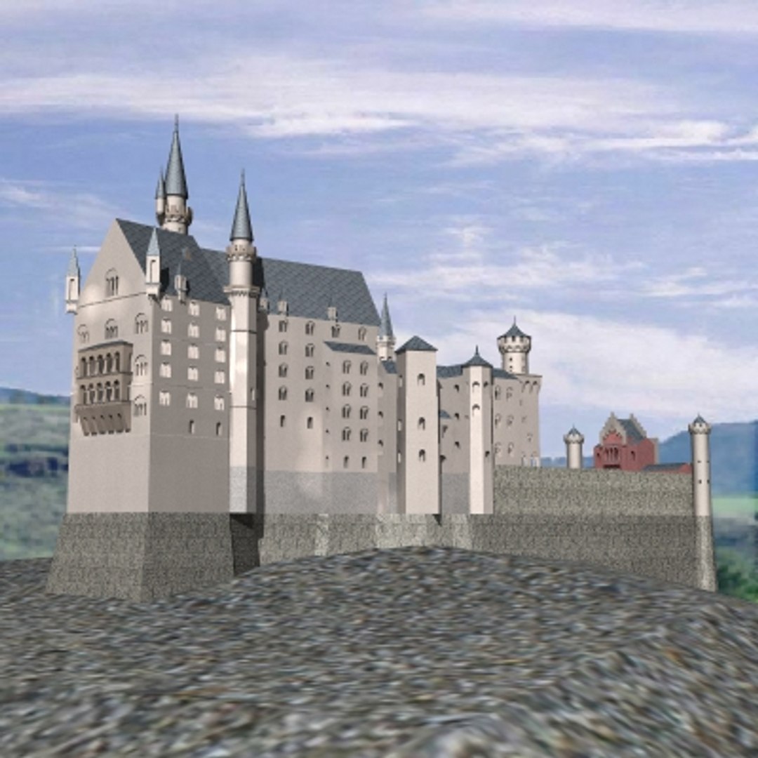 neuschwanstein castle 3d model