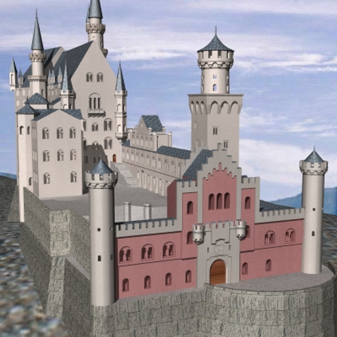 neuschwanstein castle 3d model