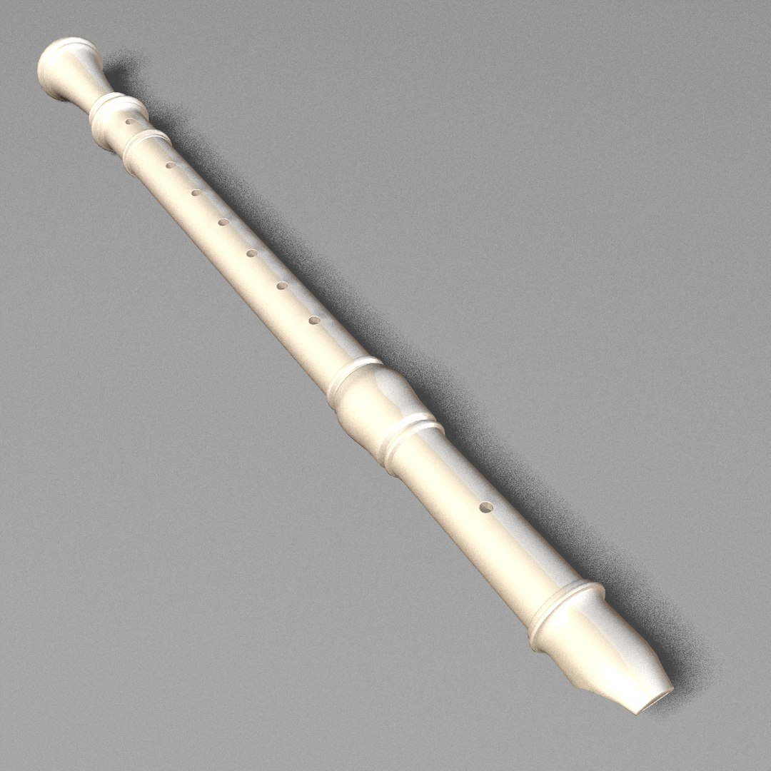 3d Model Of Recorder