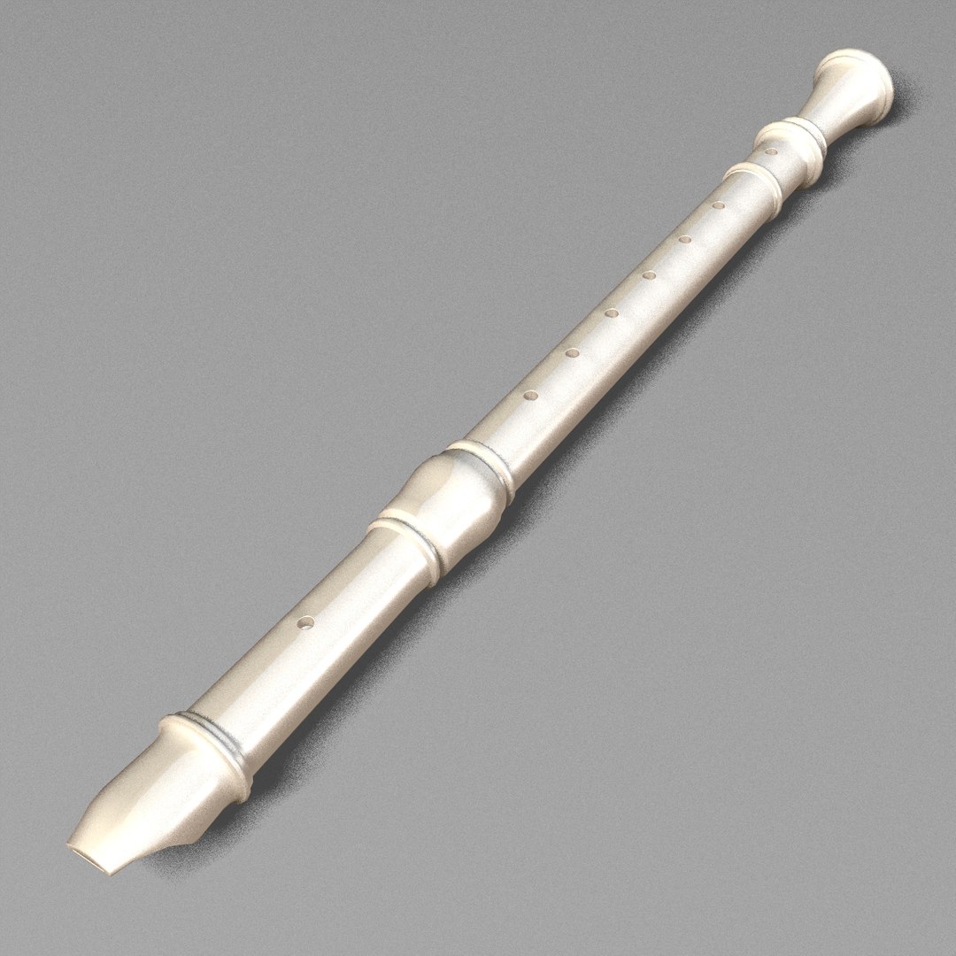 3d Model Of Recorder