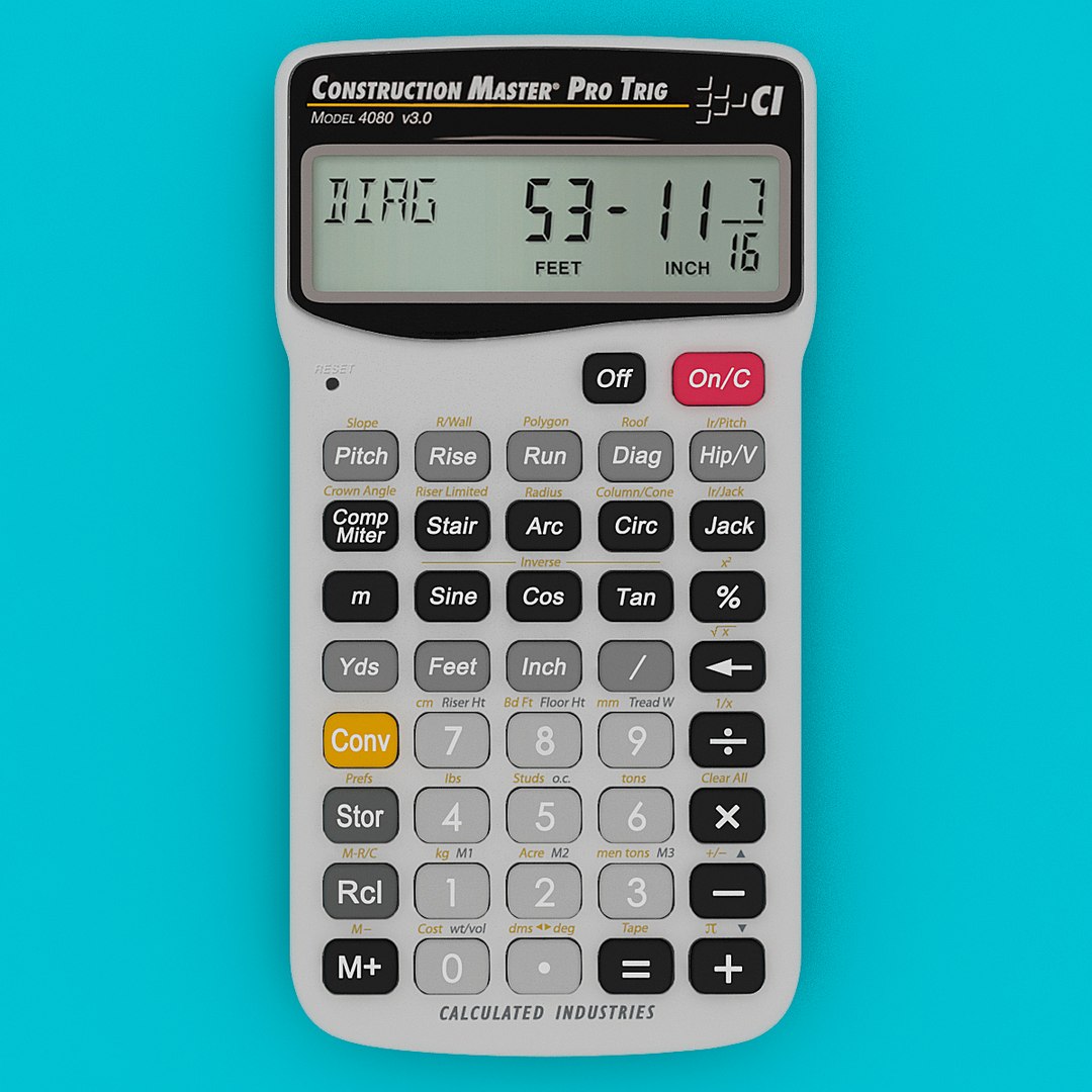 3d Construction Calculator Master Pro
