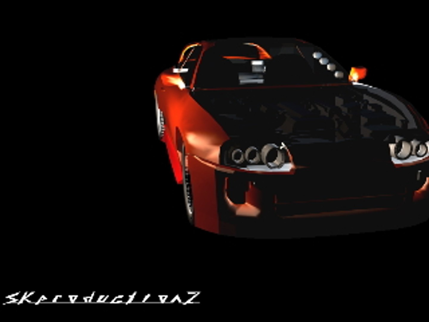 Toyota Supra Body Kit 3d Model