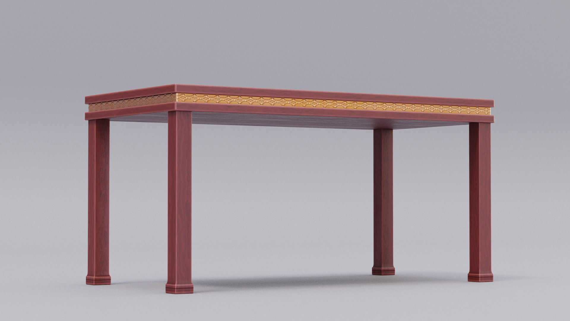 3D model Chinese Trade Furniture Kit - 13 Table - TurboSquid 2032891