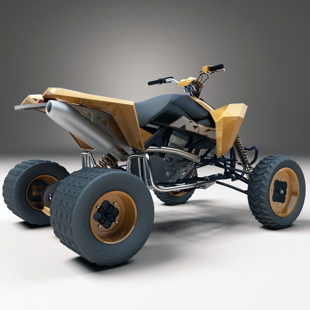 3d Realistic Atv Ktm 450