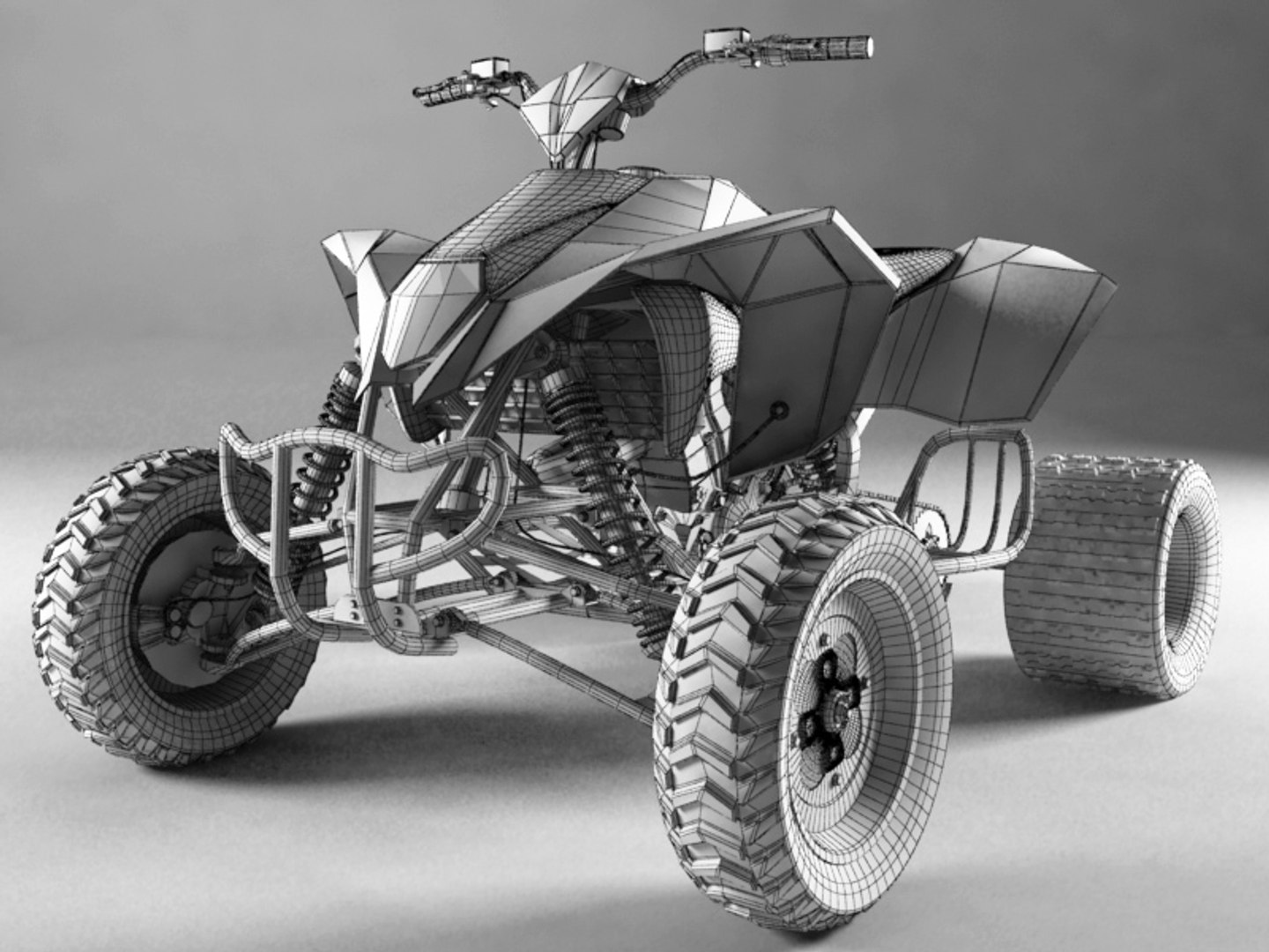 3d Realistic Atv Ktm 450