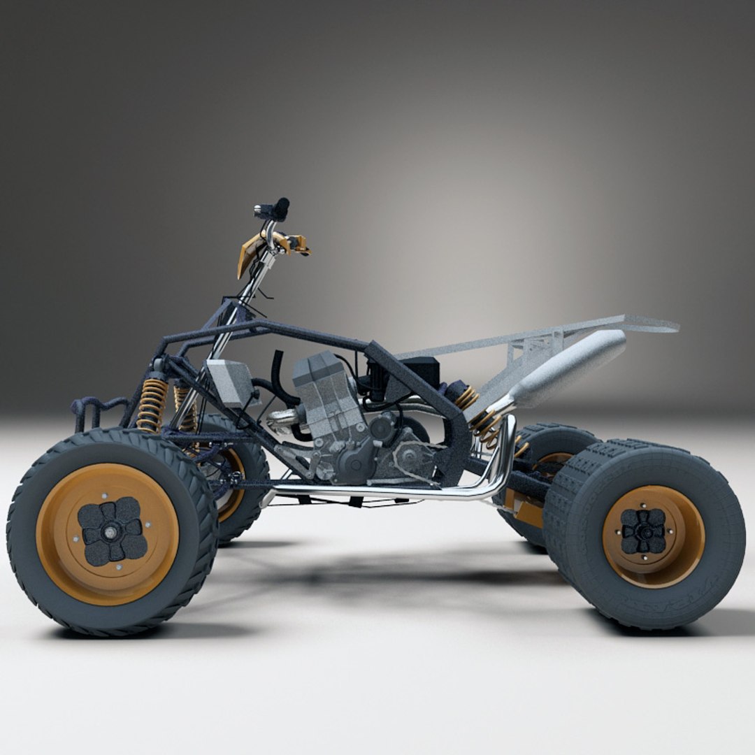 3d Realistic Atv Ktm 450