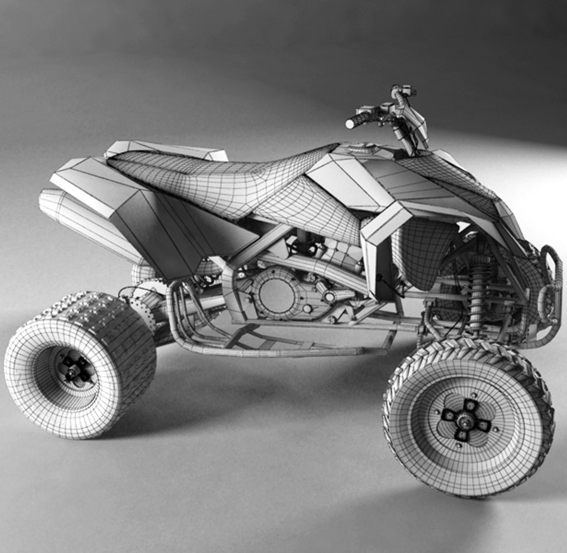 3d Realistic Atv Ktm 450
