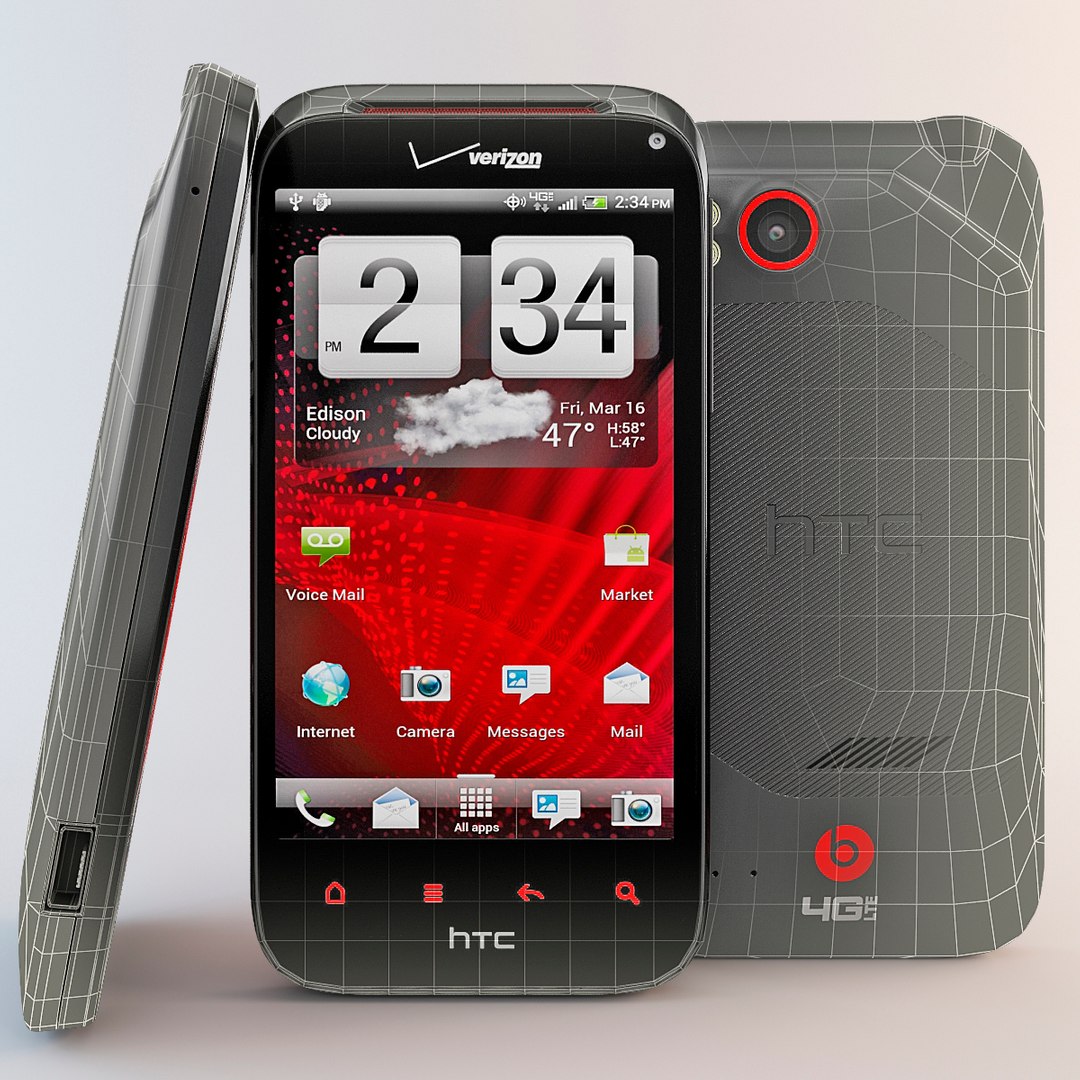 3d Model Htc Rezound