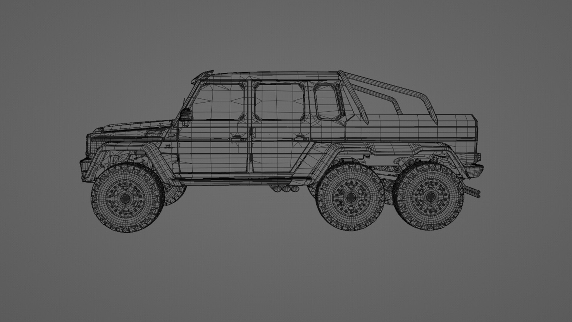 Mercedes AMG G63 6x6 Edition Model - TurboSquid 2067080