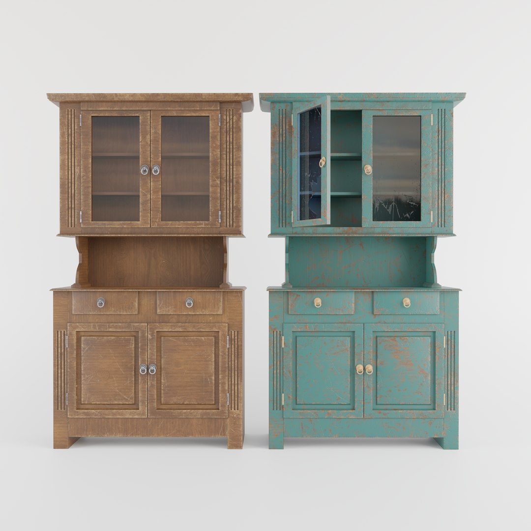 3D Rustic Old Closet - TurboSquid 2057342