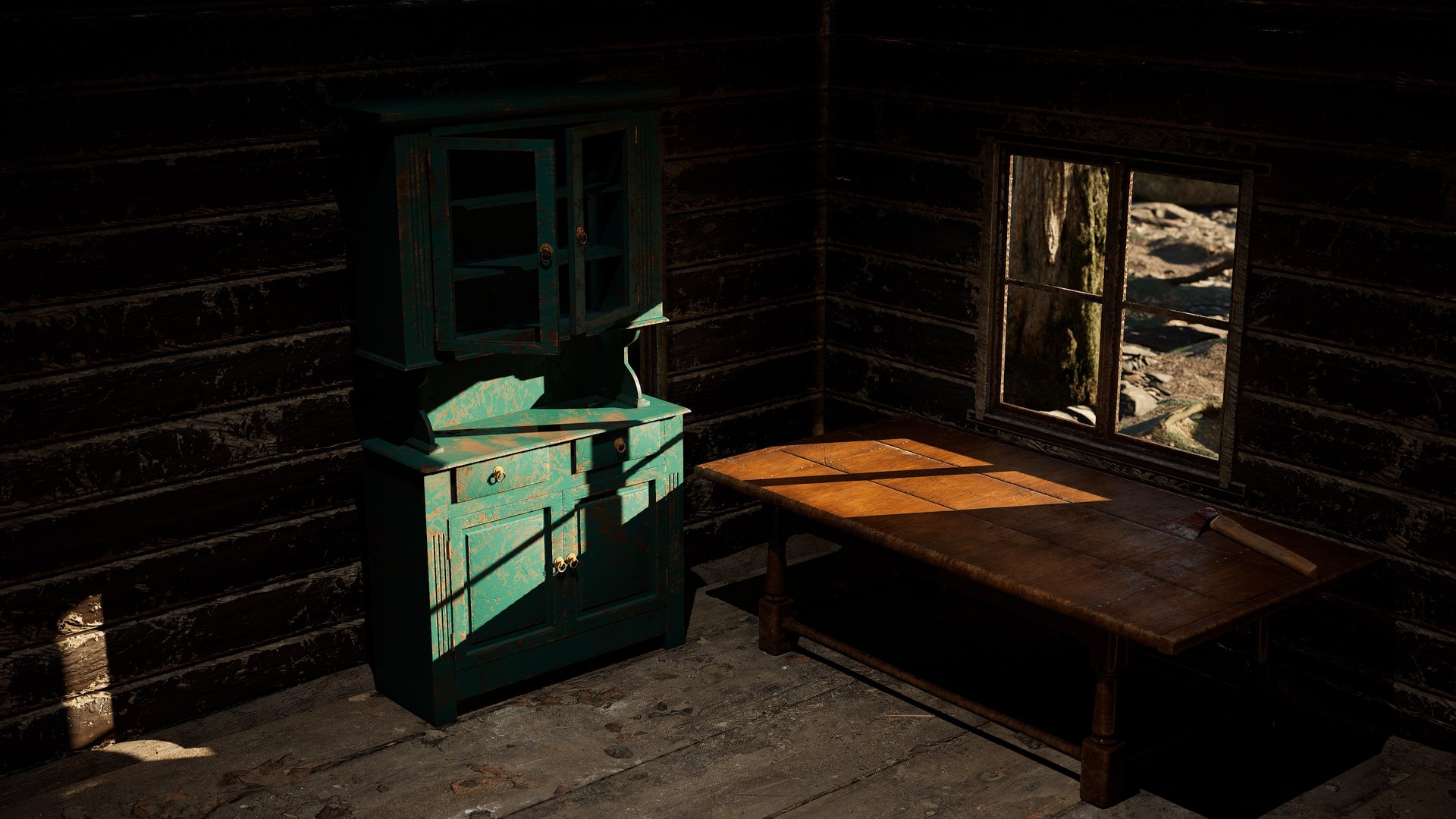 3D Rustic Old Closet - TurboSquid 2057342