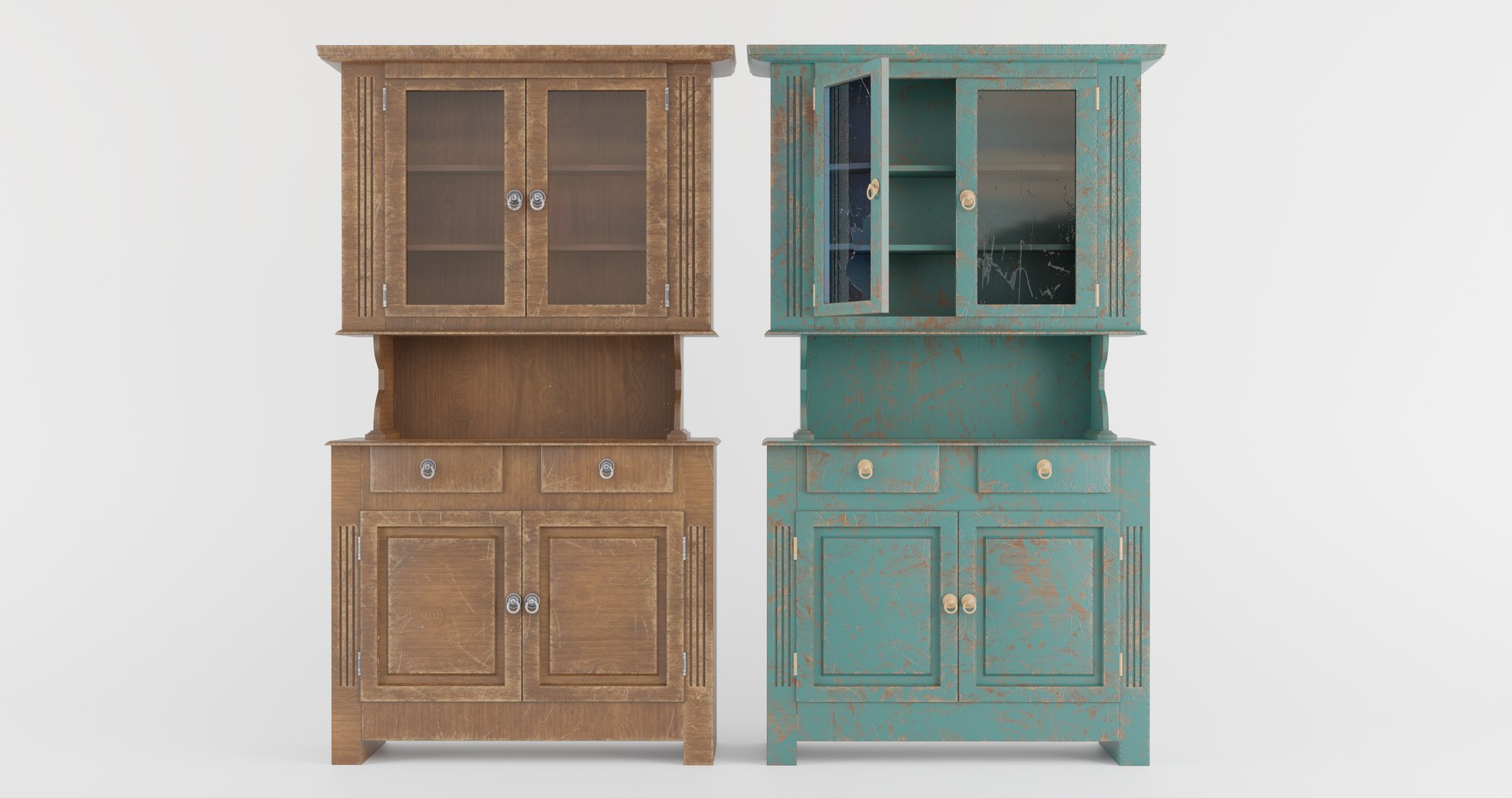 3D Rustic Old Closet - TurboSquid 2057342