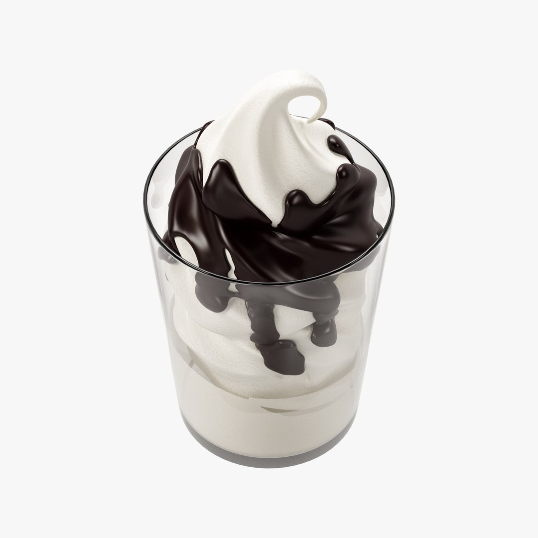 Hot Fudge Sundae 3D Model - TurboSquid 2367762