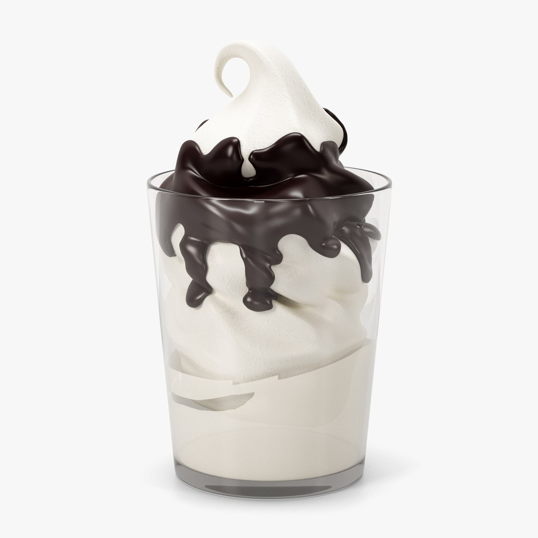 Hot Fudge Sundae 3D Model - TurboSquid 2367762