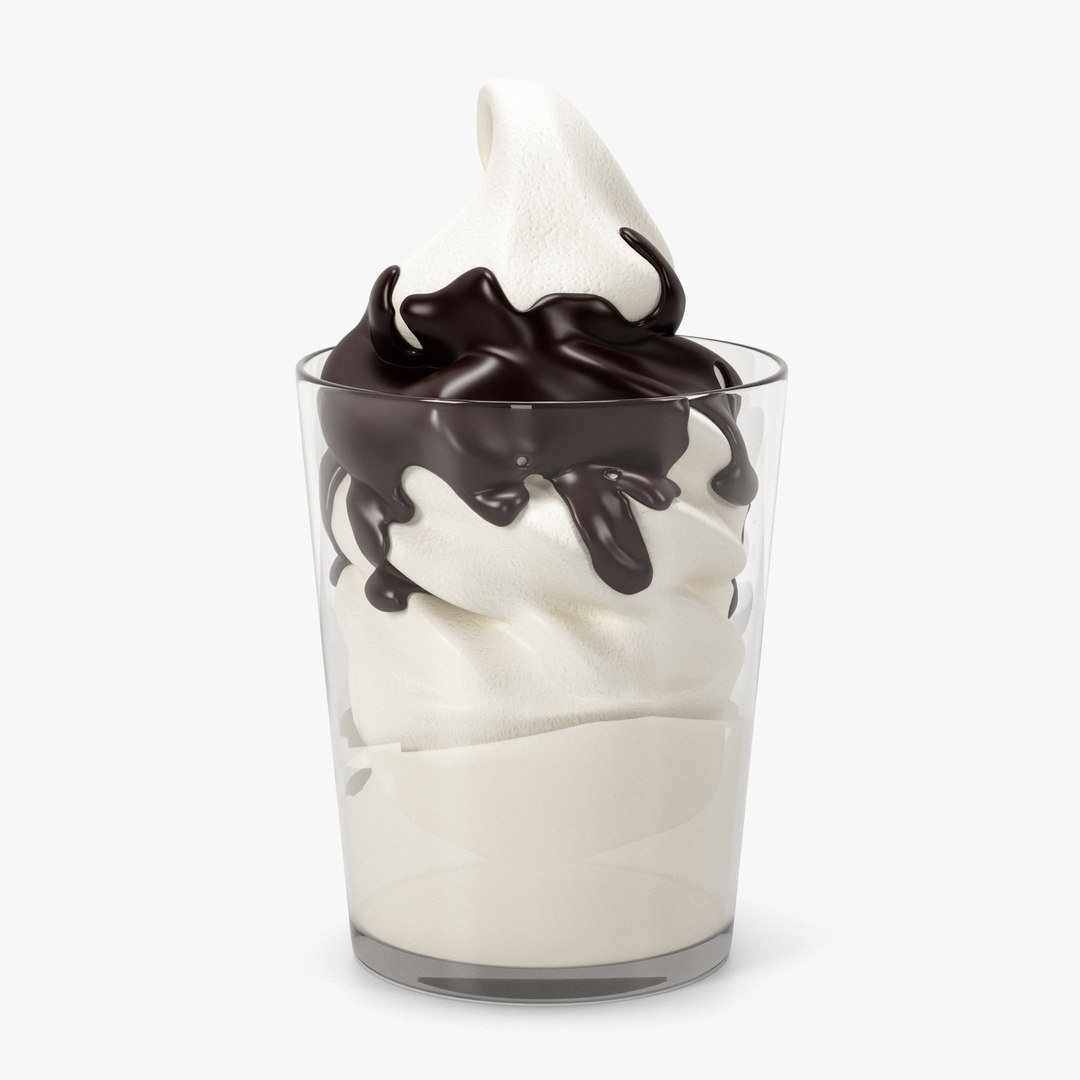 Hot Fudge Sundae 3D Model - TurboSquid 2367762
