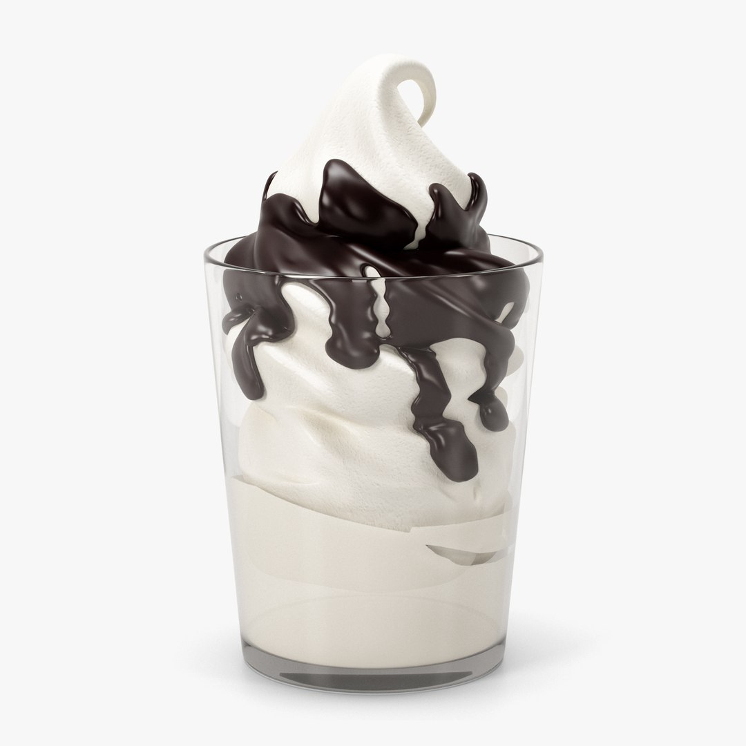 Hot Fudge Sundae 3D Model - TurboSquid 2367762