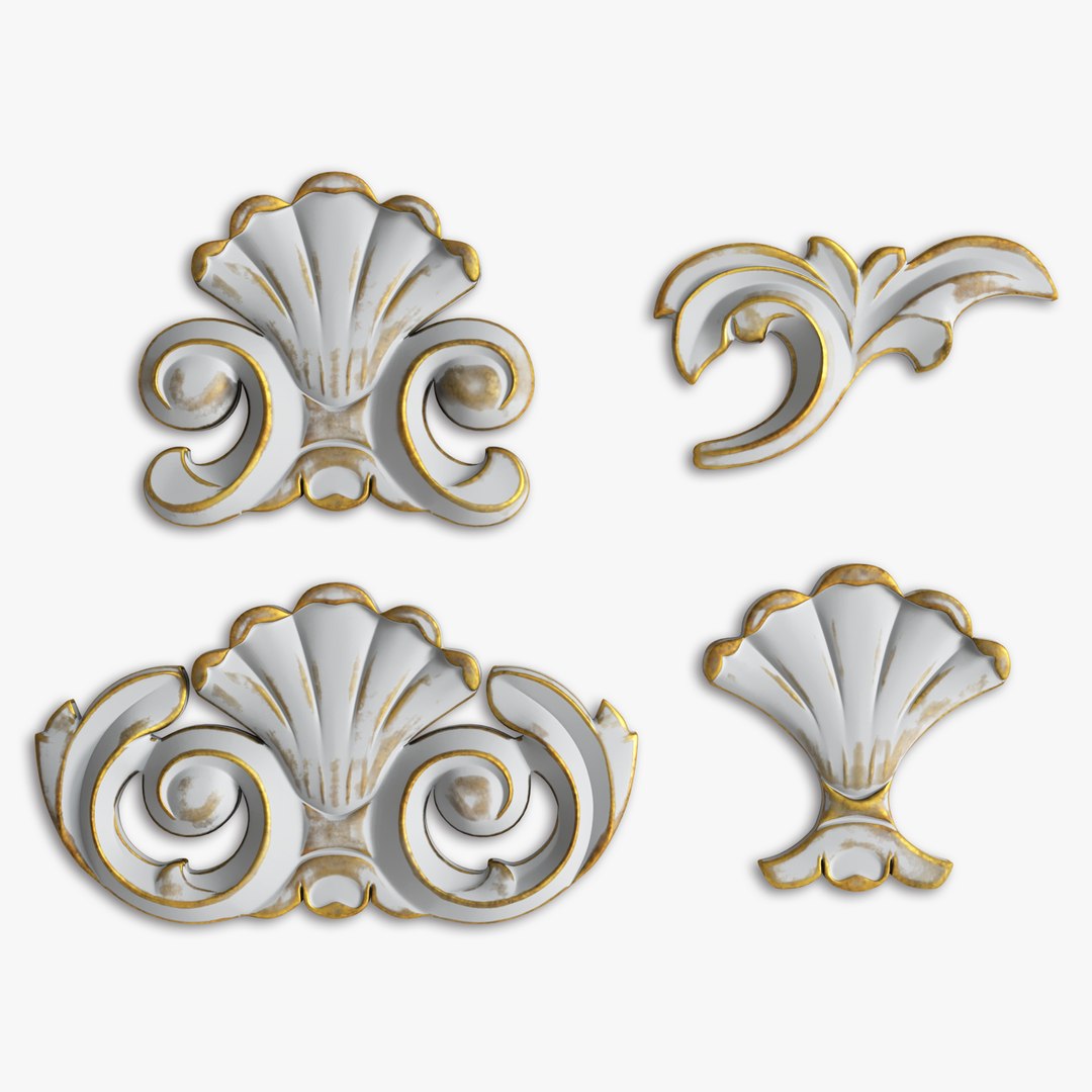 3D Appliques 01-p2 Model - TurboSquid 2347773