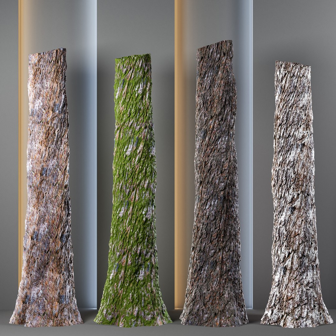Tree Bark Vol 8 - 4K PBR Tileable 4 Variations 3D Model - TurboSquid ...
