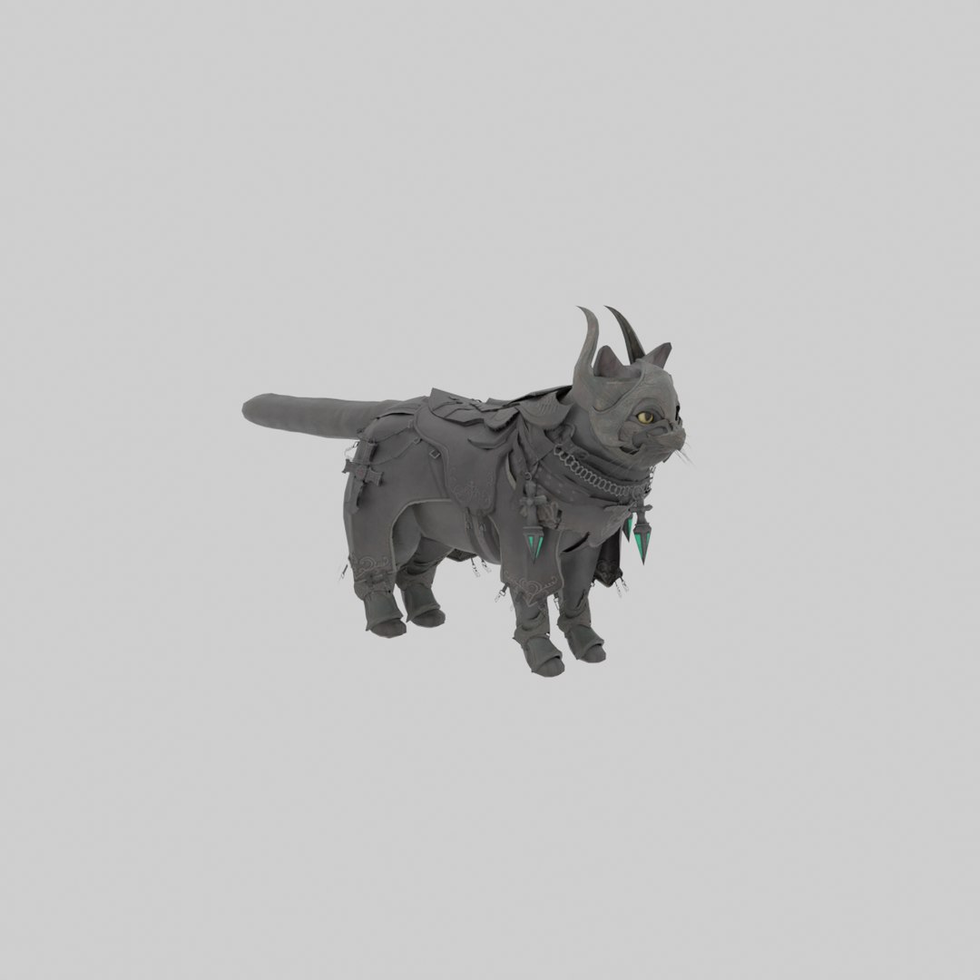 3D Guardian Cat Model - TurboSquid 2079930