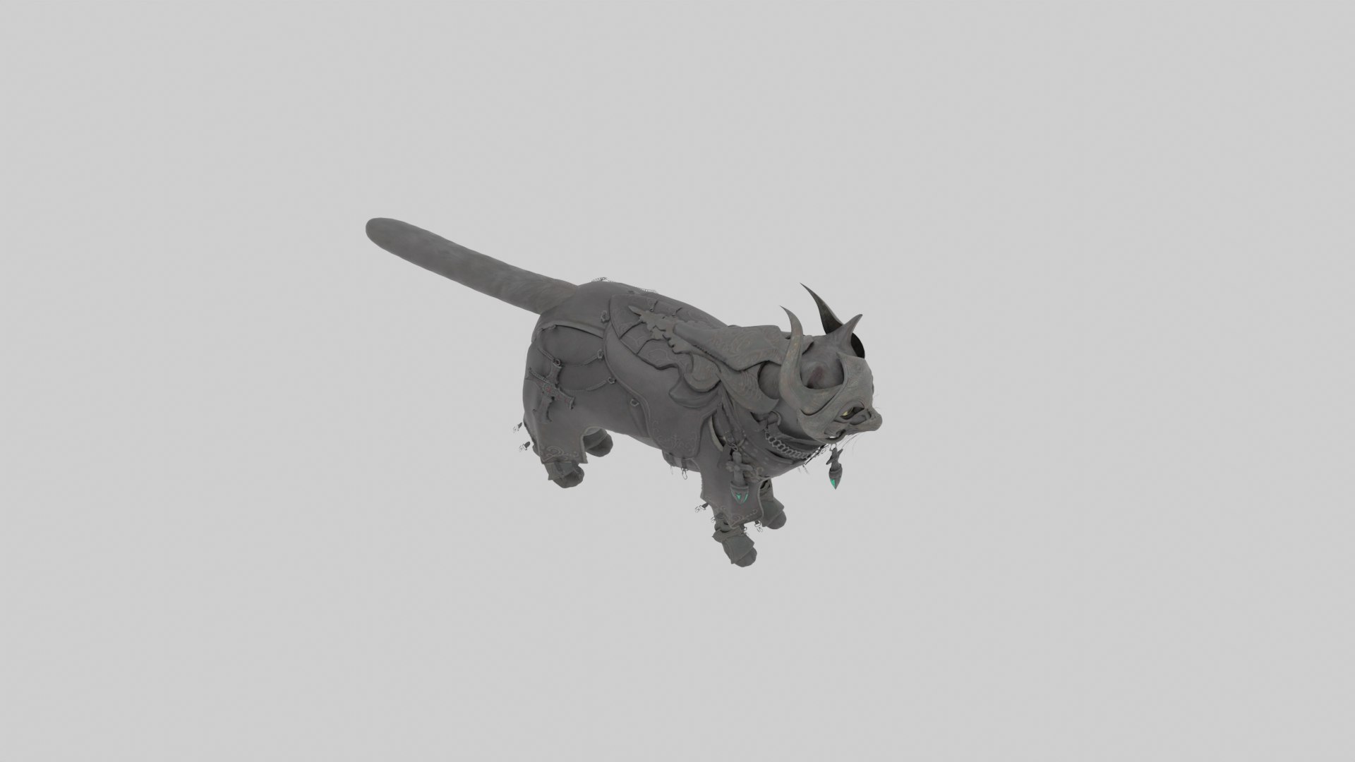 3D Guardian Cat Model - TurboSquid 2079930