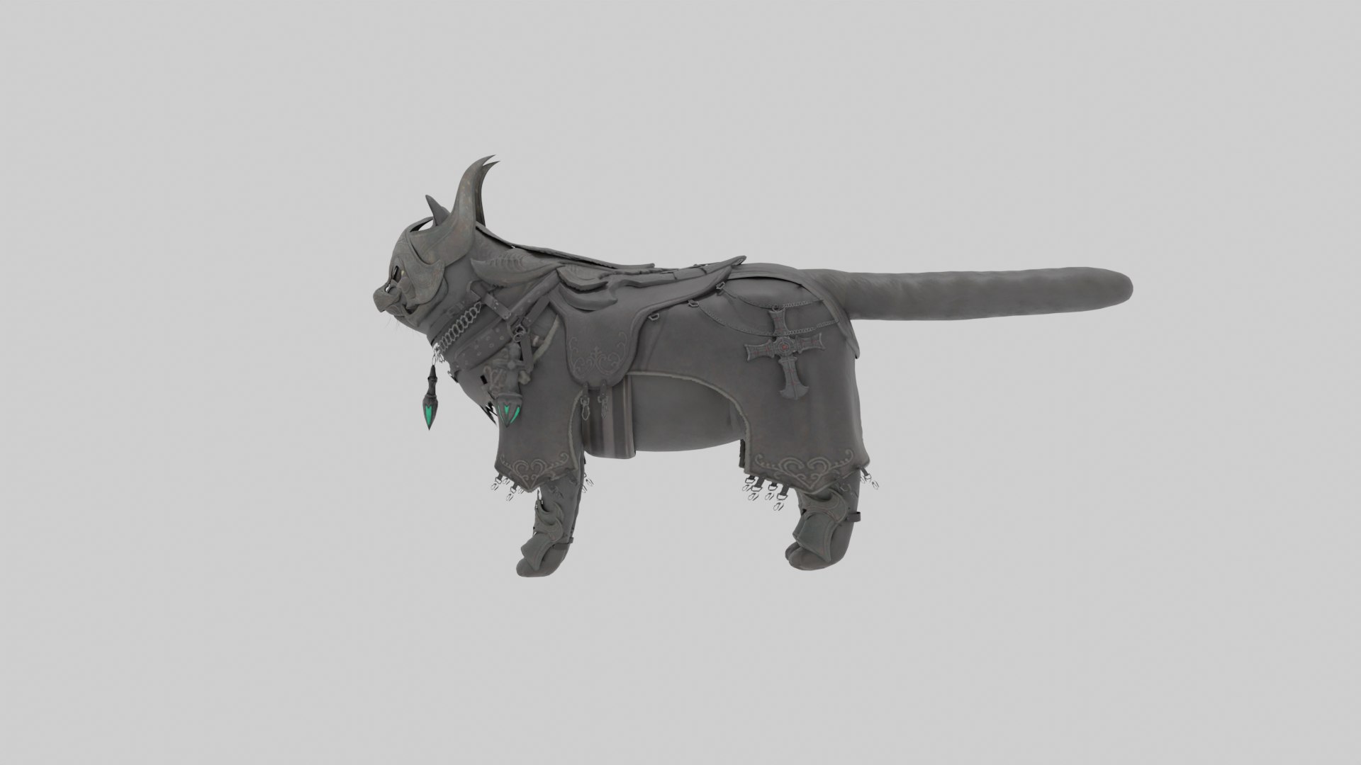 3D Guardian Cat Model - TurboSquid 2079930