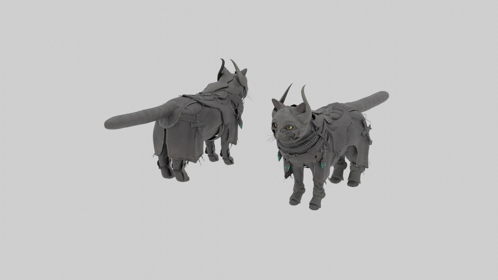 3D Guardian Cat Model - TurboSquid 2079930